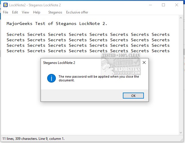 Download Steganos LockNote - MajorGeeks