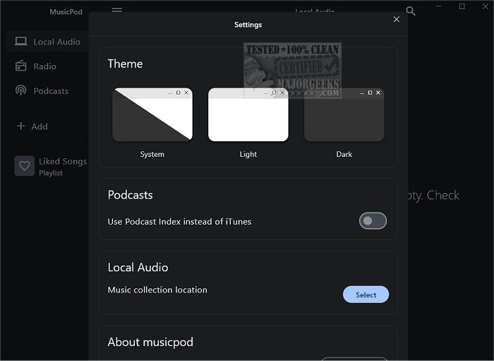 Download MusicPod - MajorGeeks