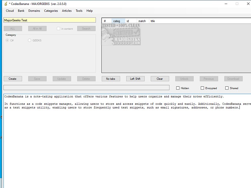 Download CodexBanana - MajorGeeks