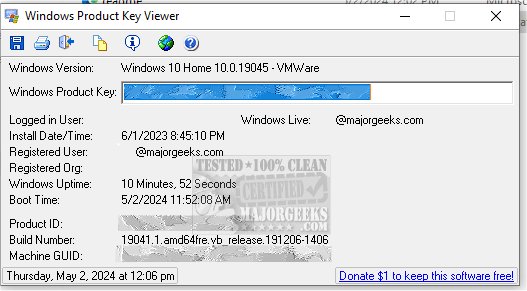 Download Windows Product Key Viewer Majorgeeks