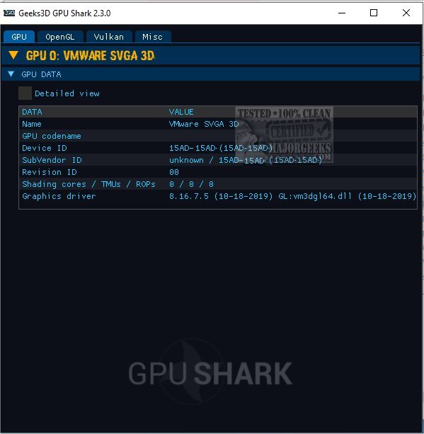 Download GPU Shark II - MajorGeeks