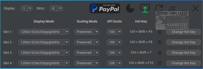 Download Display Hot Keys - MajorGeeks