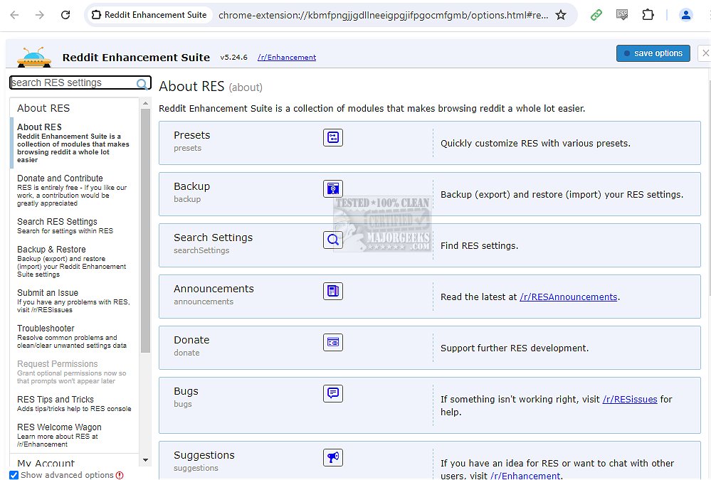 Download Reddit Enhancement Suite for Chrome, Firefox, Edge, and Opera - MajorGeeks