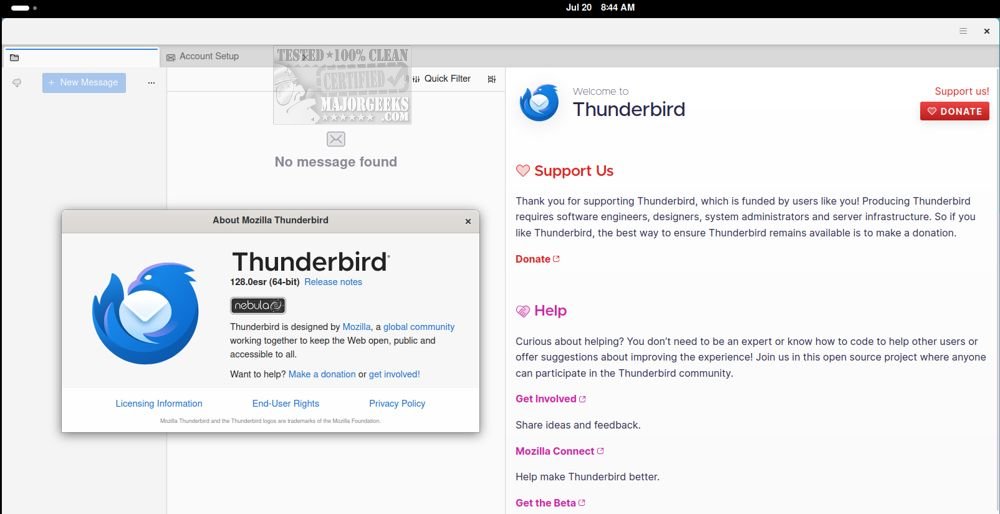 Download Mozilla Thunderbird Nebula ESR - MajorGeeks