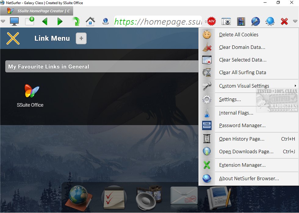 Download SSuite NetSurfer Extreme - MajorGeeks