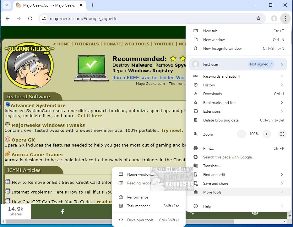Download Google Chrome - MajorGeeks
