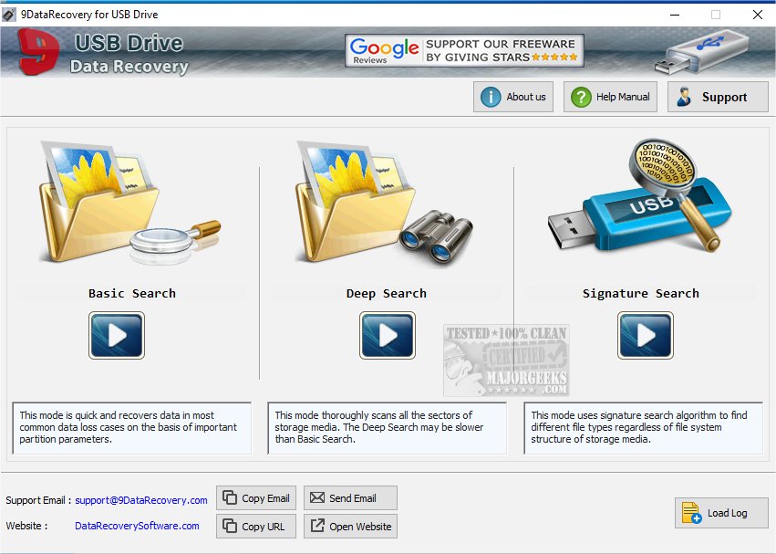 Download USB Drive Data Recovery (9DataRecovery for USB Drive) - MajorGeeks