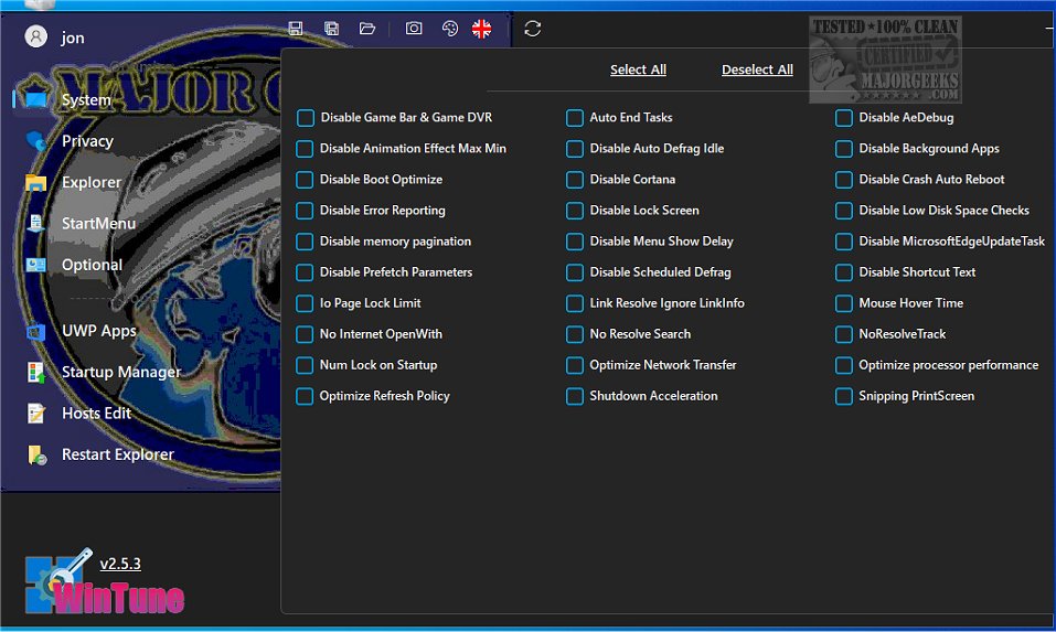 Download WinTune - MajorGeeks
