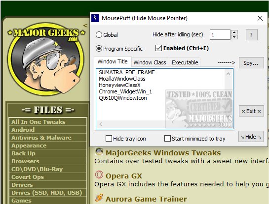 Download MousePuff - MajorGeeks