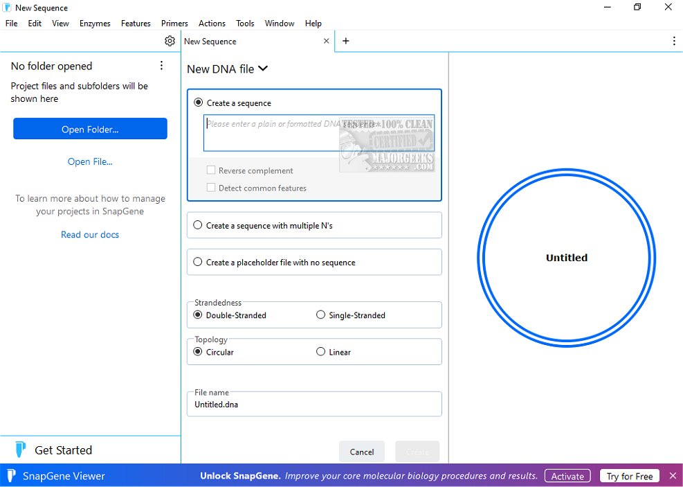 Download SnapGene Viewer - MajorGeeks