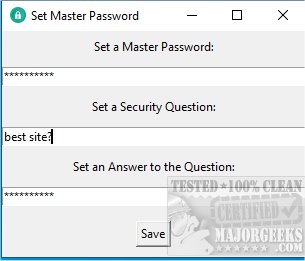 Download Secure Password Manager - MajorGeeks