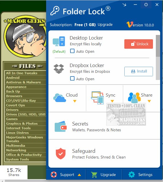 Download Folder Lock - MajorGeeks