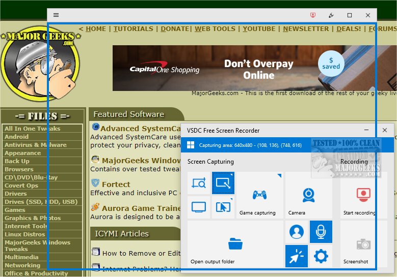 Download VSDC Free Screen Recorder - MajorGeeks