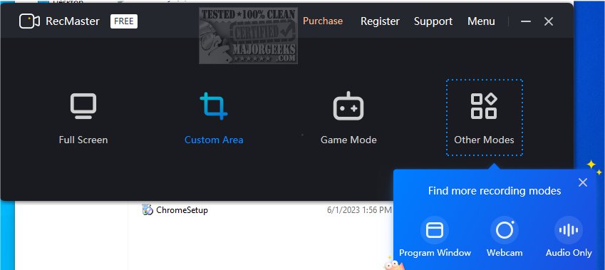 Download RecMaster - MajorGeeks