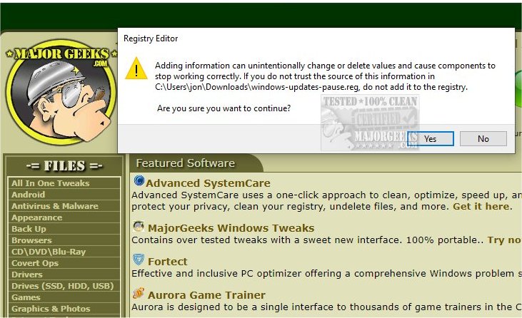 Download Windows Update Killer - MajorGeeks