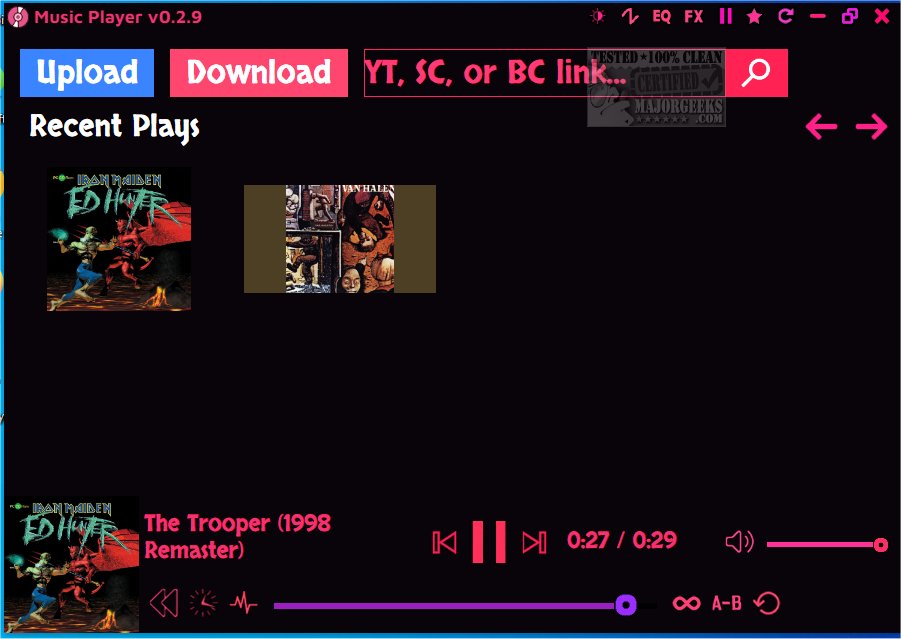 Download Music Player 0.3.4 - MajorGeeks