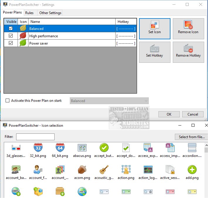 Download PowerPlanSwitcher - MajorGeeks