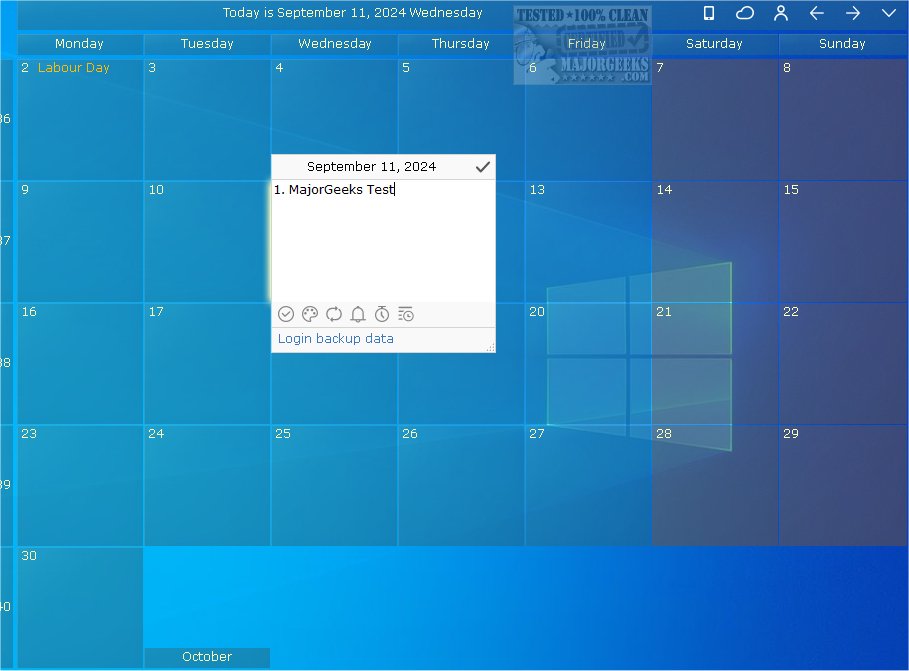 Download CalendarTask (formerly DesktopCal Desktop Calendar) - MajorGeeks