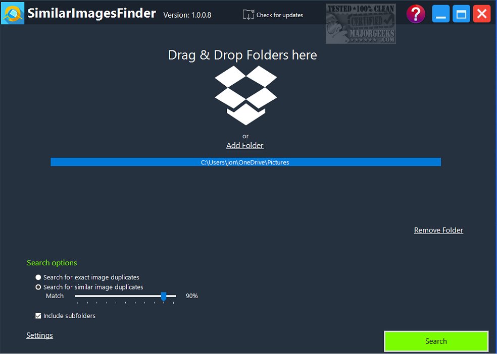 Download SimilarImagesFinder - MajorGeeks
