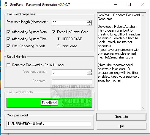 Download GenPass - Password Generator - MajorGeeks Download GenPass - Password Generator - MajorGeeks
