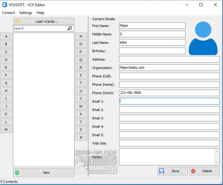 Download VOVSOFT VCF Editor - MajorGeeks