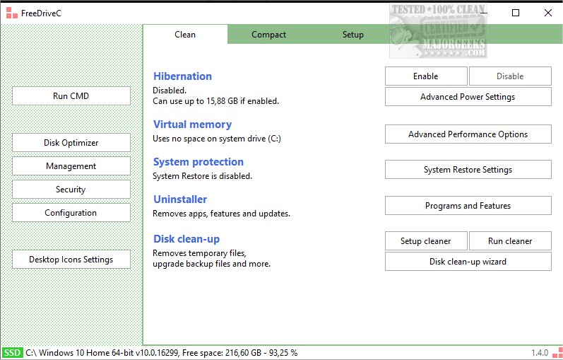 Download FreeDriveC - MajorGeeks