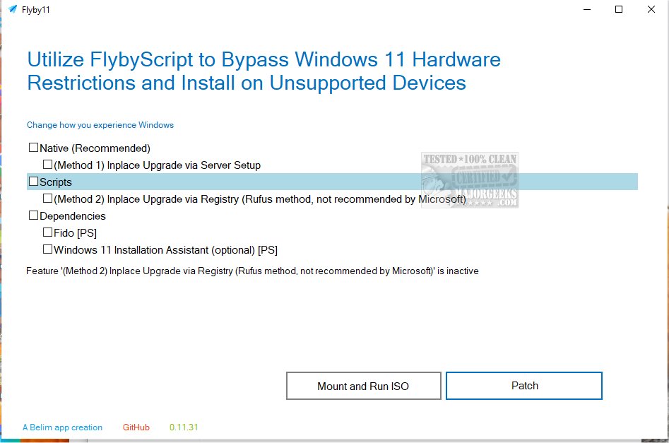 Download FlyOobe / Flyby11 - MajorGeeks