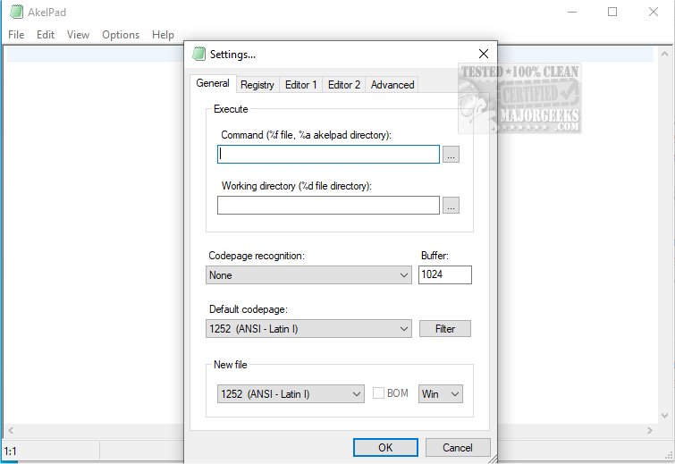 Download AkelPad Portable - MajorGeeks