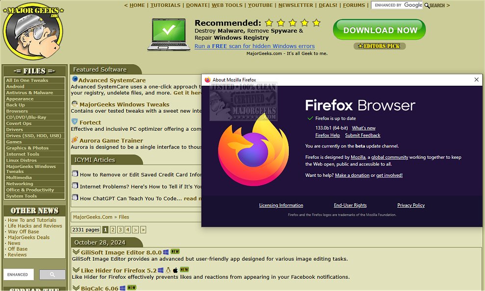 Download Mozilla Firefox - MajorGeeks