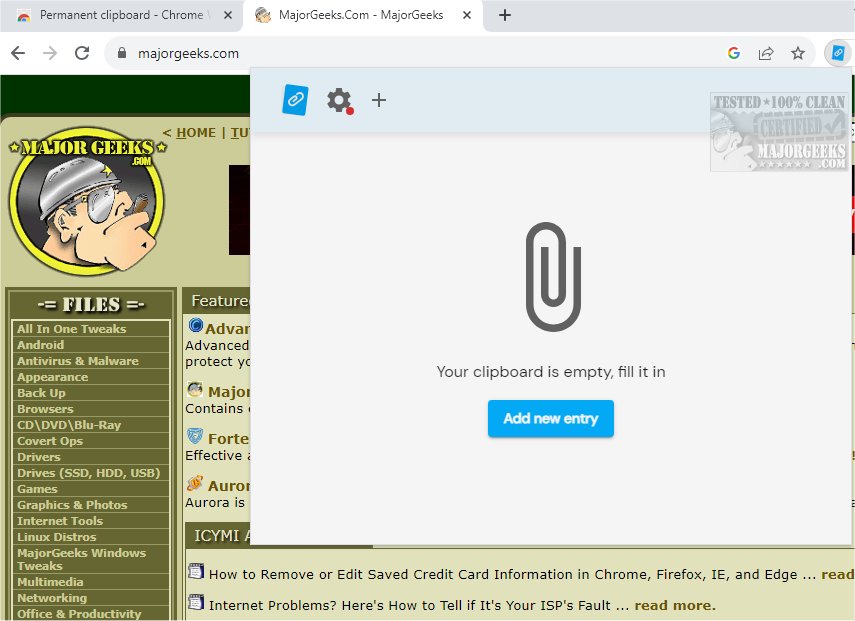 Download Permanent Clipboard - MajorGeeks