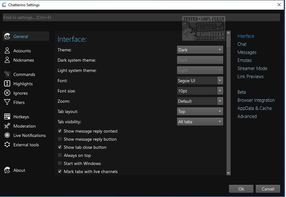 Download Chatterino - MajorGeeks