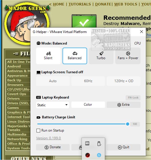 Download G-Helper - MajorGeeks