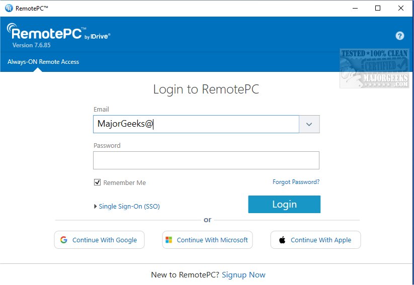 Download RemotePC - MajorGeeks