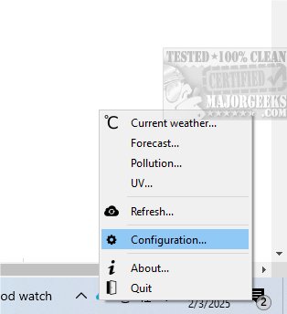 Download Tray Weather - MajorGeeks