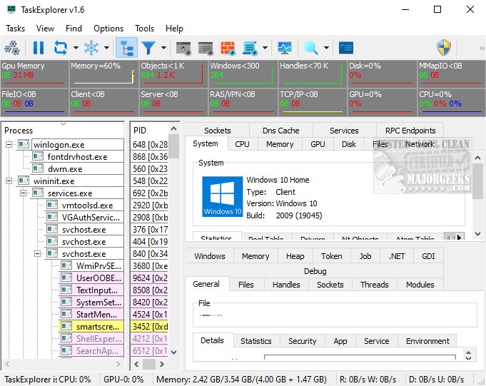 Download TaskExplorer - MajorGeeks