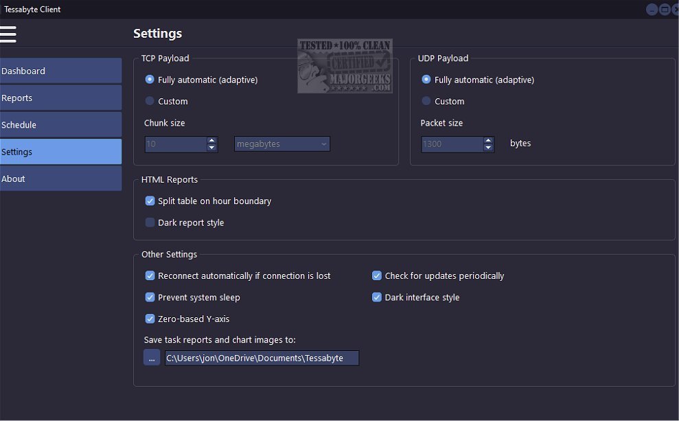 Download Tessabyte Throughput Test - MajorGeeks
