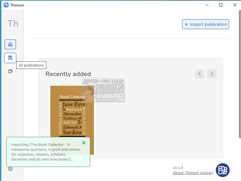 Download Thorium Reader - MajorGeeks