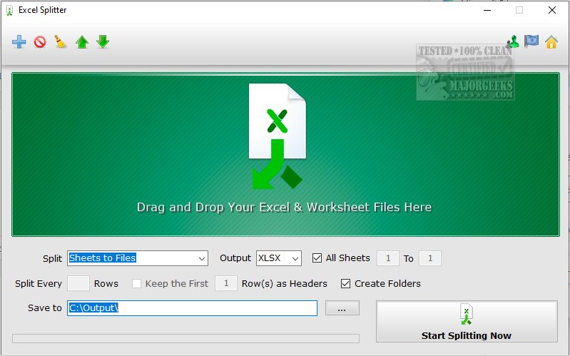 Download Excel Splitter - MajorGeeks