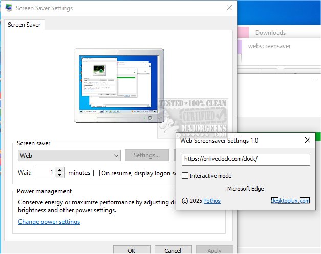 Download Web Screensaver - MajorGeeks
