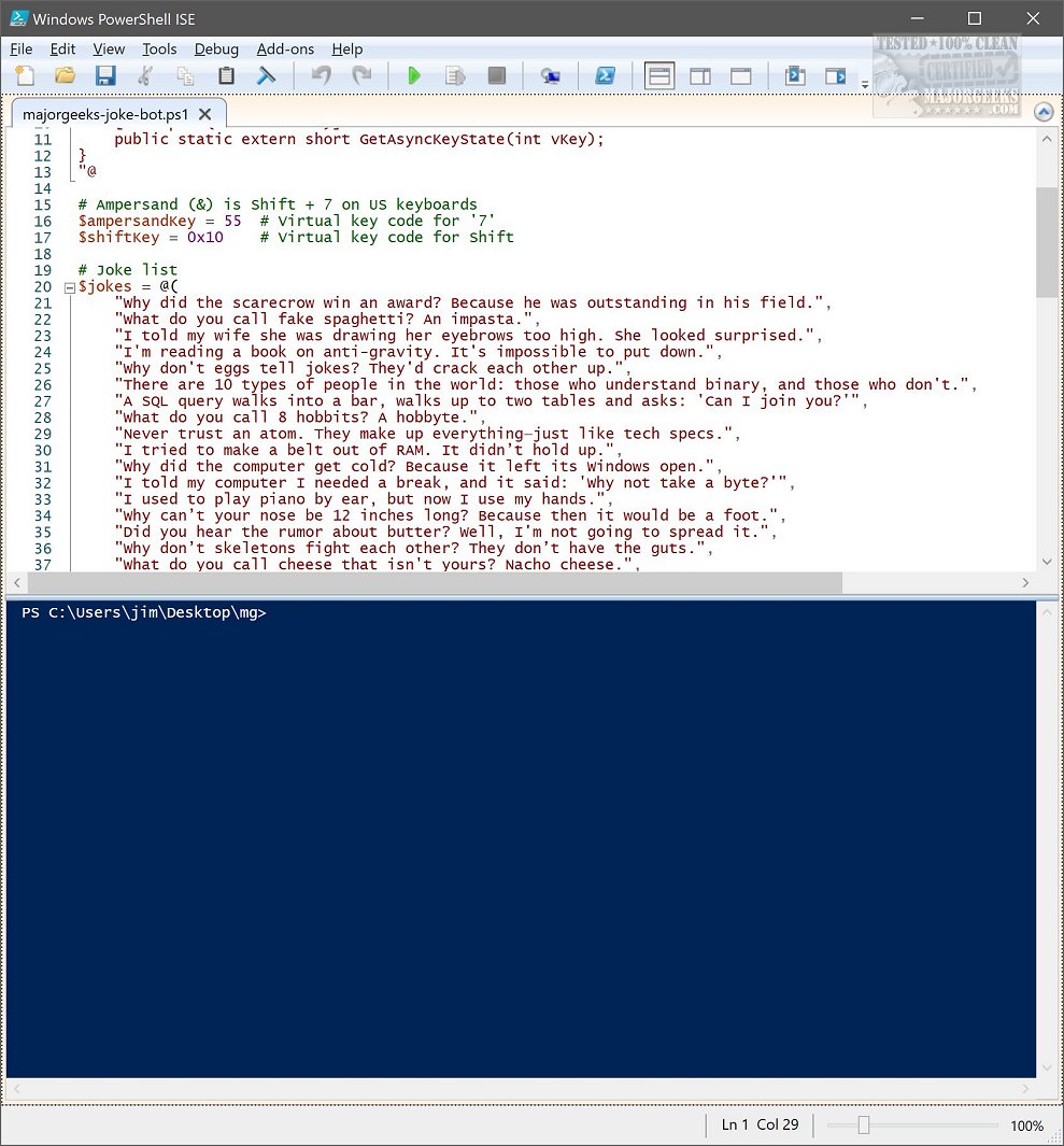 Download MajorGeeks Joke Bot - MajorGeeks