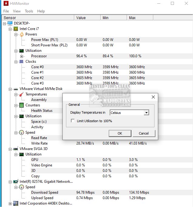 Download HWMonitor Portable - MajorGeeks