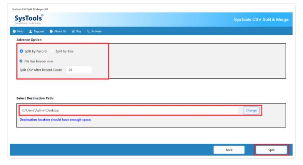 Download SysTools CSV Splitter - MajorGeeks