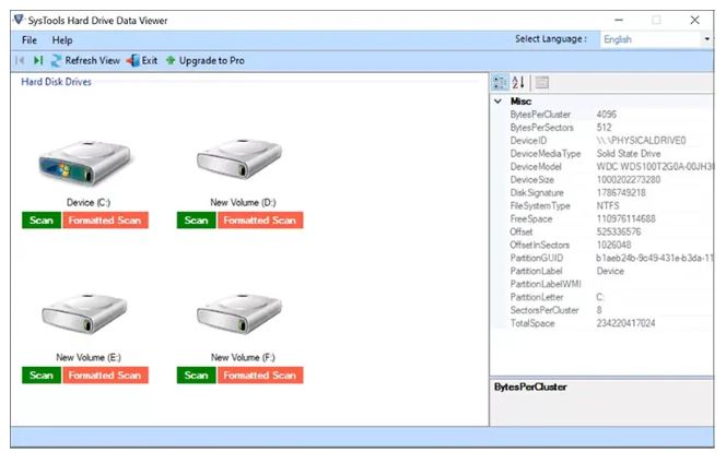 Download SysTools Hard Drive Data Viewer - MajorGeeks