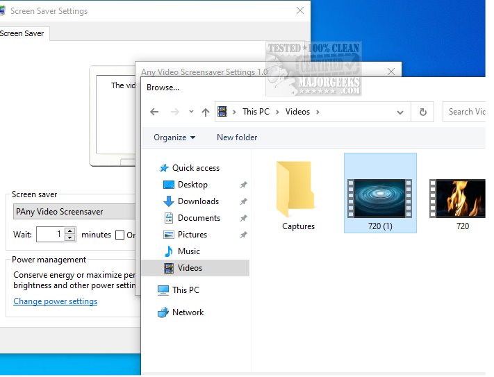 Download Any Video Screensaver - MajorGeeks
