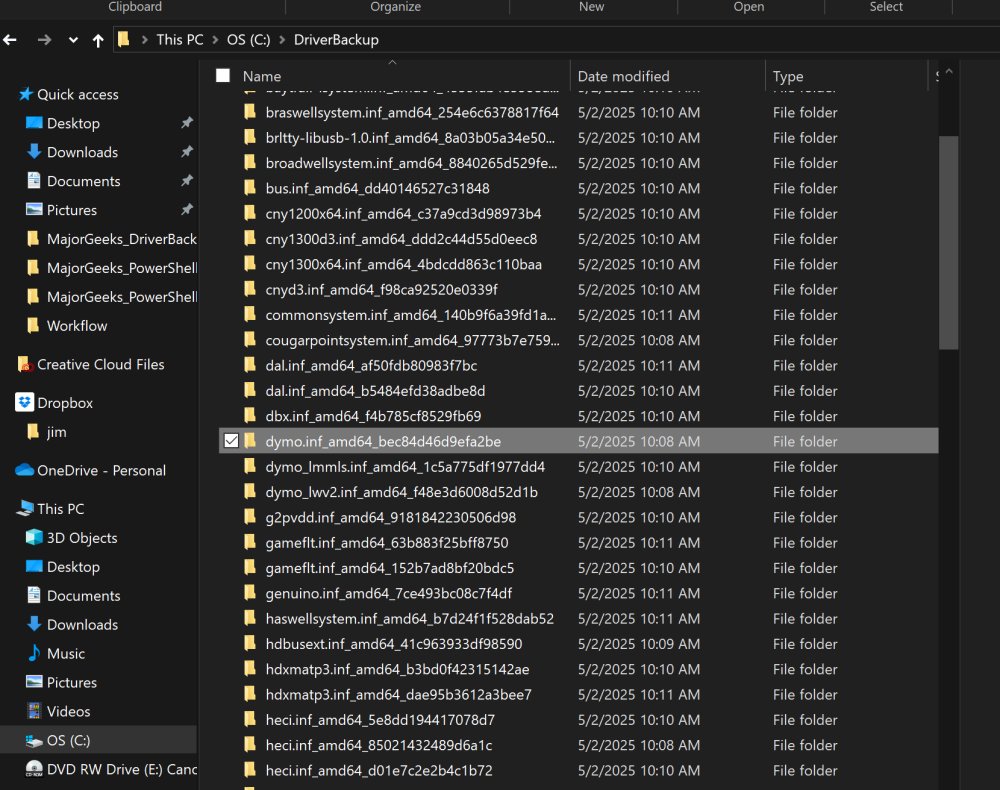 Download MajorGeeks Driver Backup - MajorGeeks