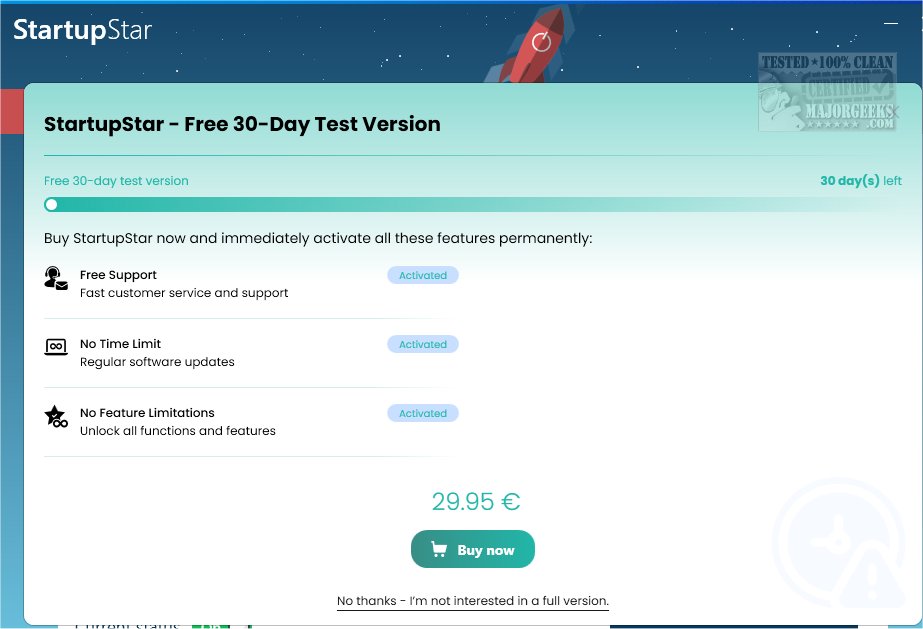 Download StartupStar v2026.18.1 - MajorGeeks
