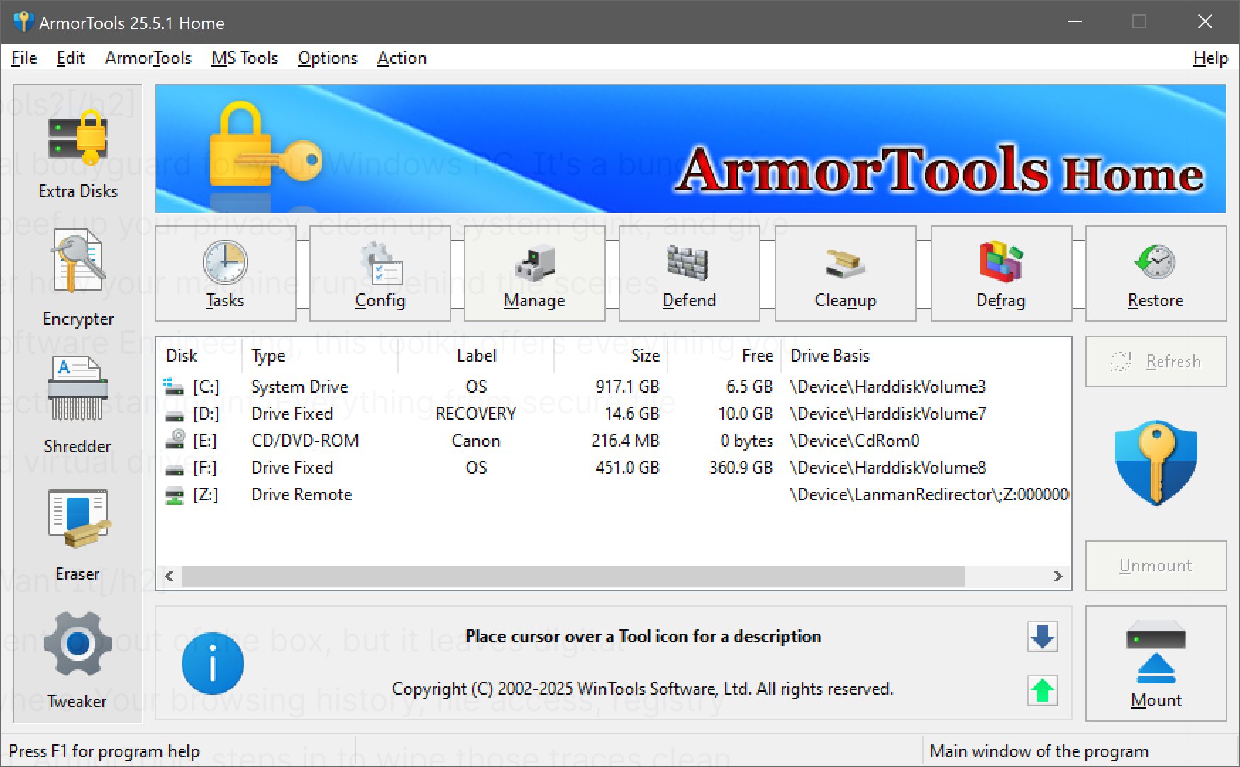 Download ArmorTools - MajorGeeks