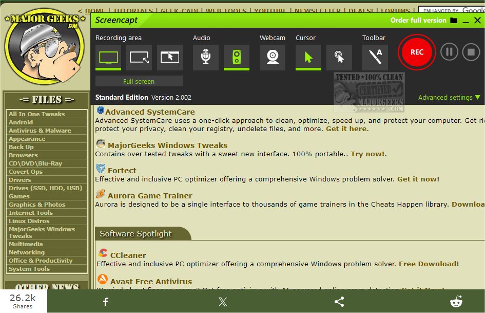 Download ASCOMP Screencapt - MajorGeeks