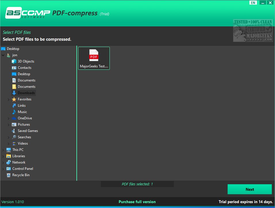 Download ASCOMP PDF-compress - MajorGeeks