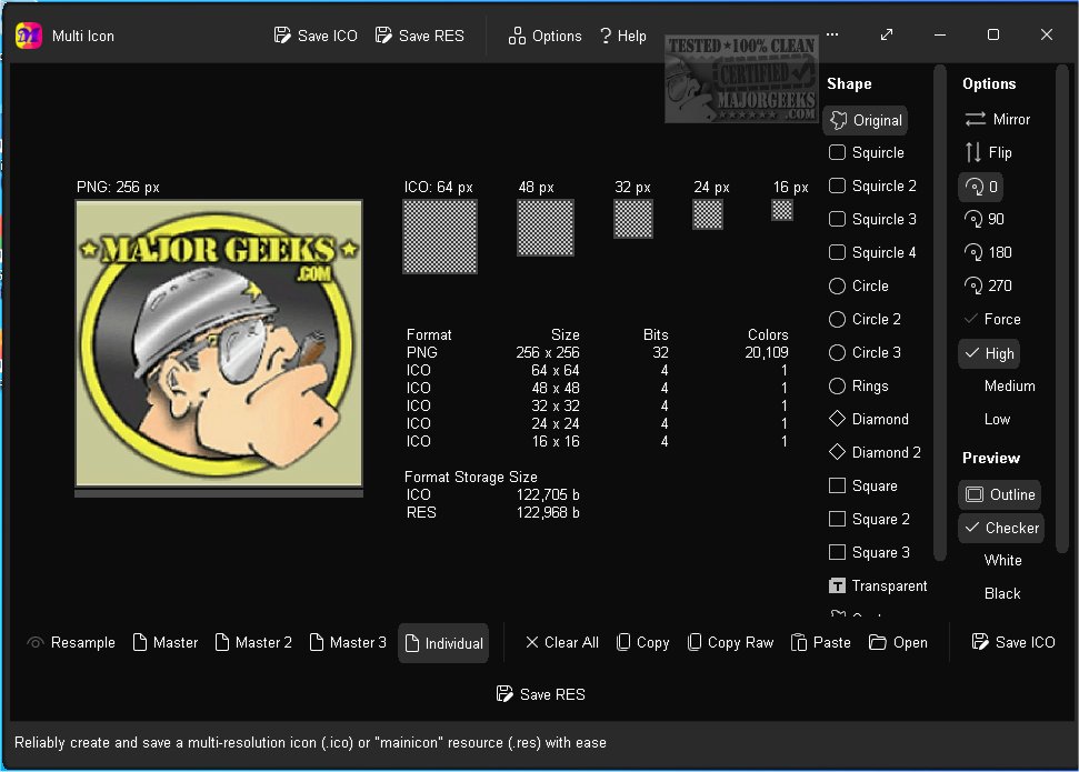 Download Multi Icon - MajorGeeks